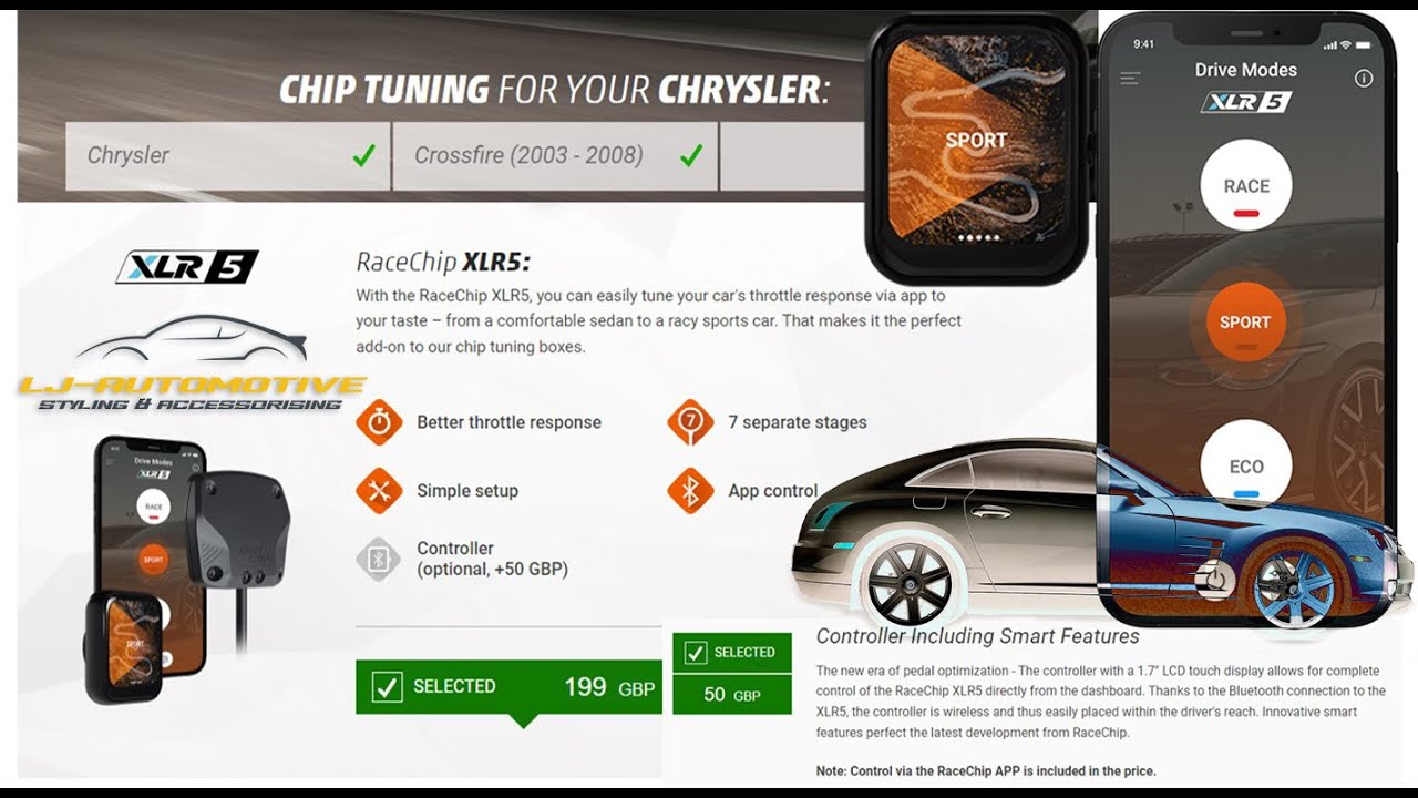 Unboxing & Installing RaceChip XLR5 to Chrysler Crossfire 3.2 with ...