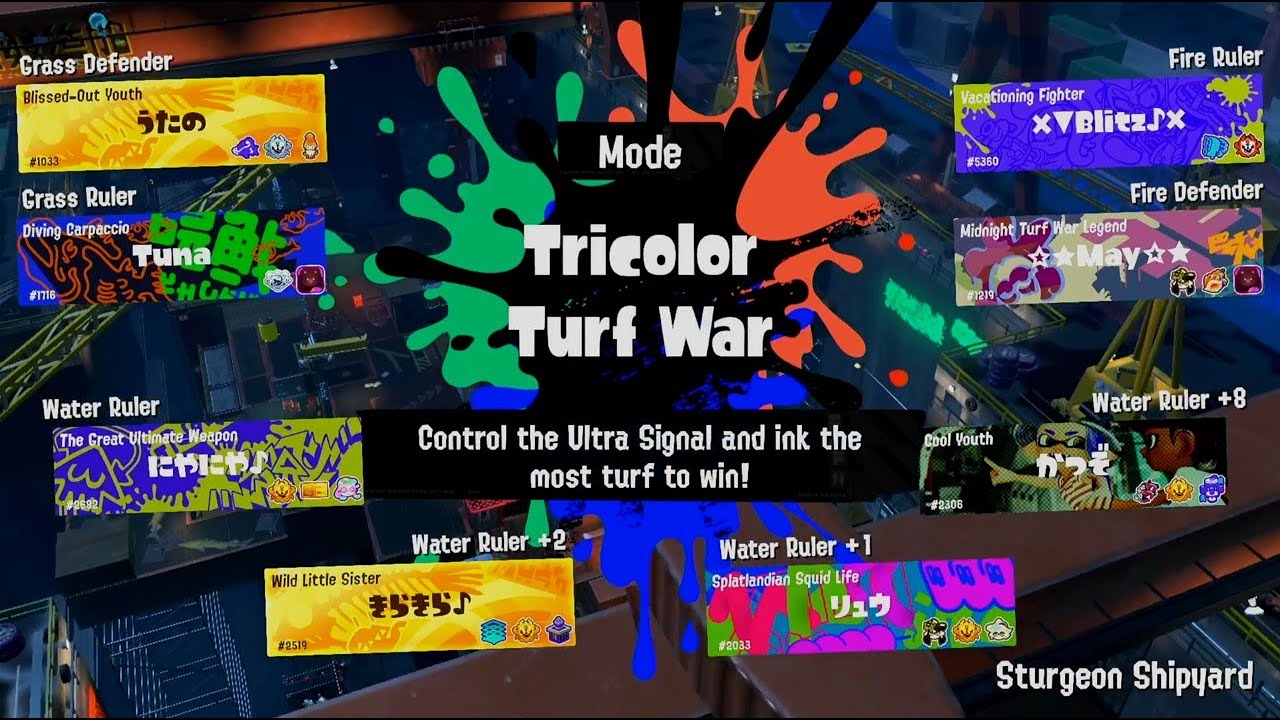 Splatoon x Pokémon Splatfest Tricolor Way to Gold Defense Badge 2 ...