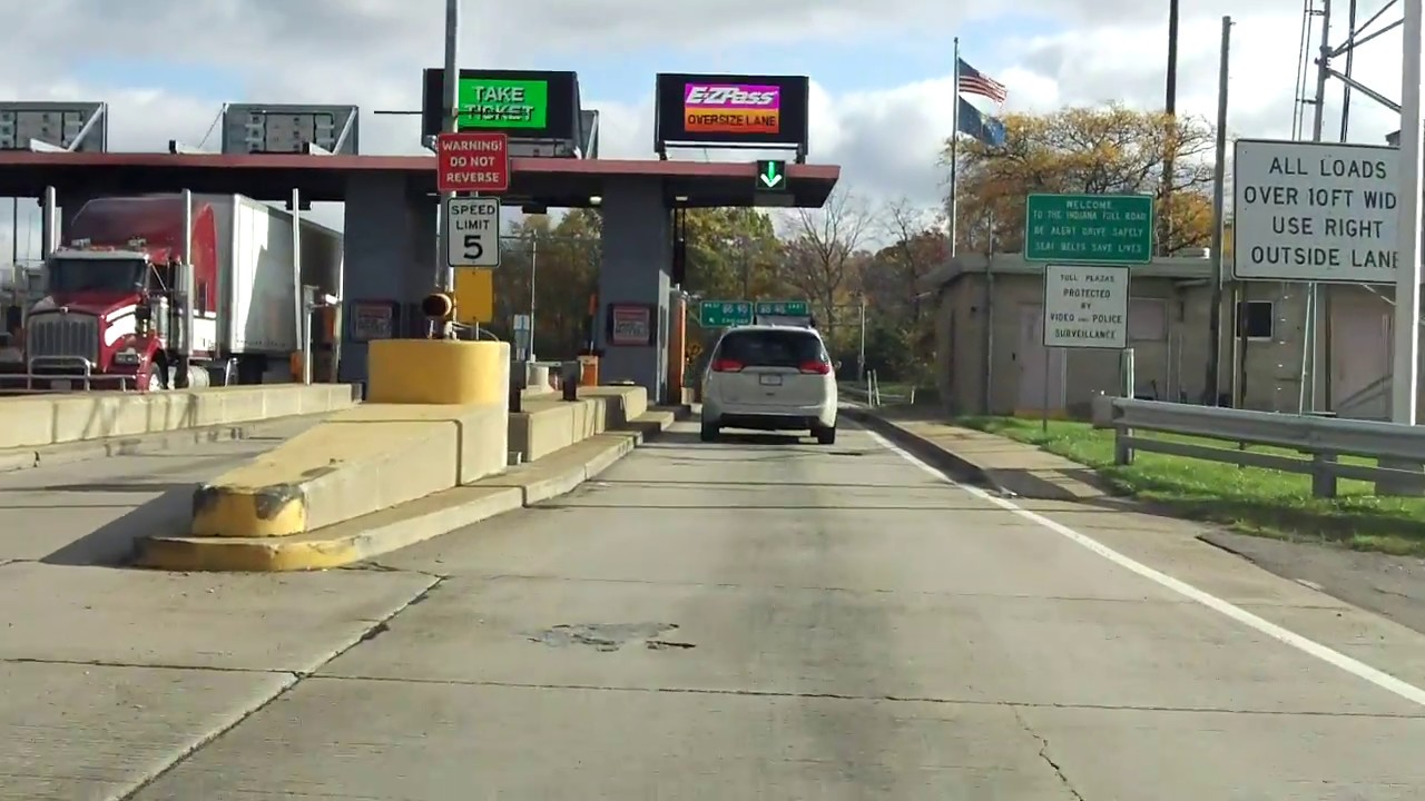 Indiana Toll Road Exit 144 Eastbound Outbound Youtube