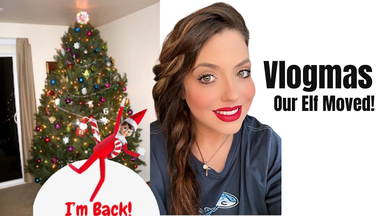 Elf on the Shelf Caught on Camera | Vlogmas Day 1 - YouTube