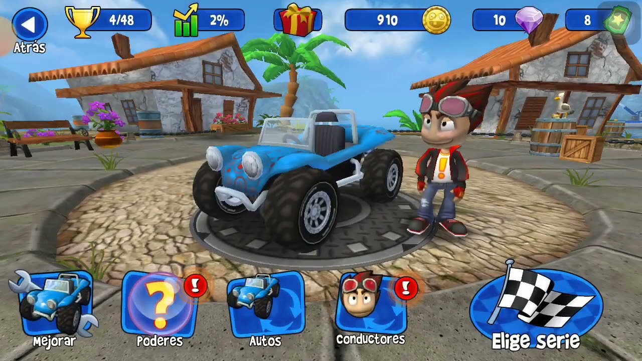jugando beach buggy Racing 2# - YouTube