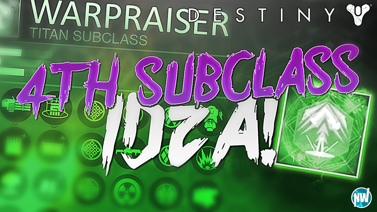 Destiny 4TH TITAN SUBCLASS IDEA ! - YouTube