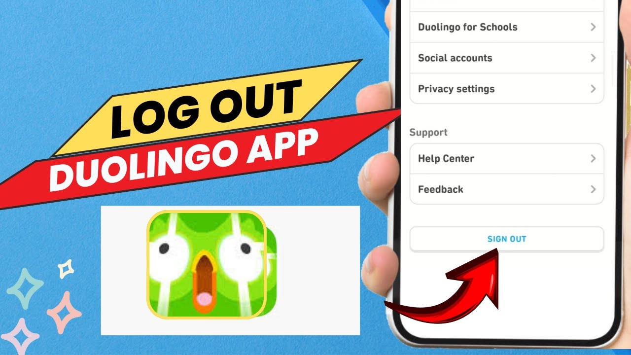 How to Log Out From Duolingo App - Easy Guide - YouTube