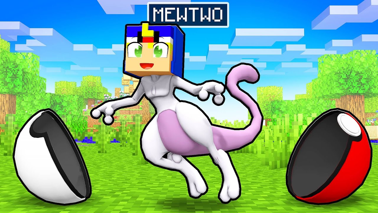 NASCI como um MEWTWO no Minecraft! - YouTube