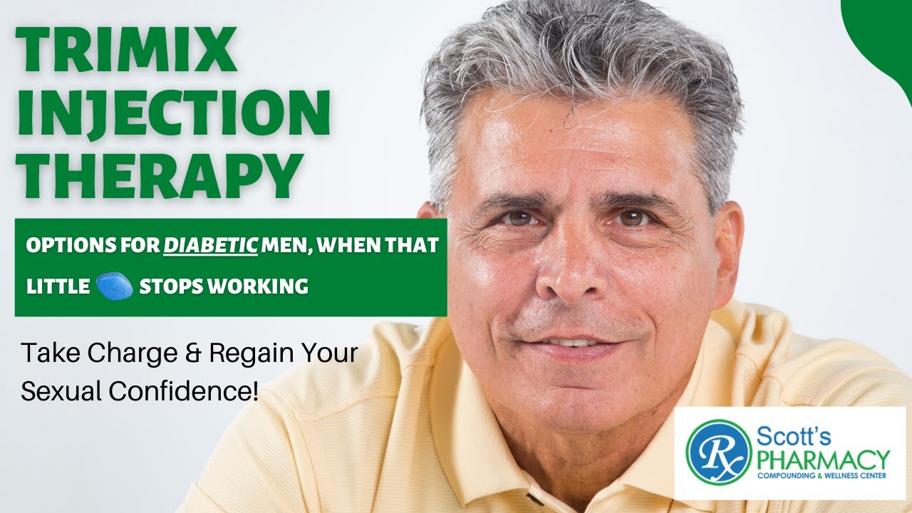 Diabetes is a major cause of erectile dysfunction. Learn how trimix ...