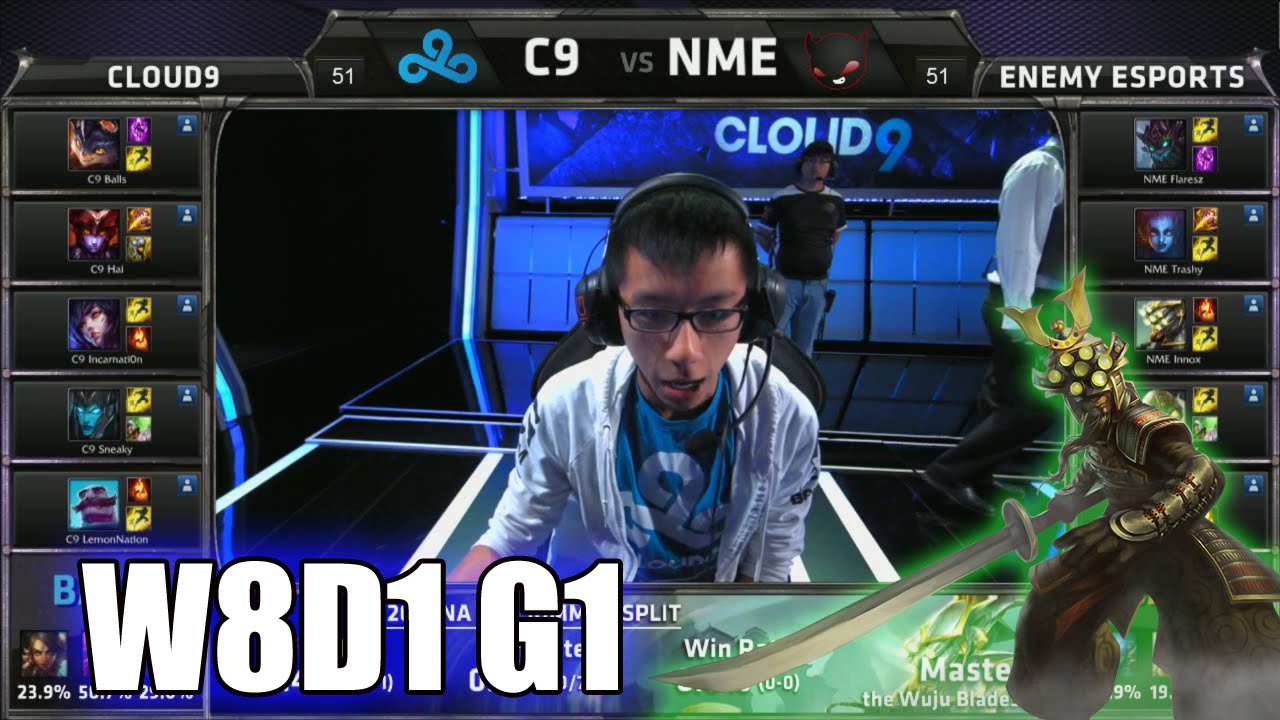 Cloud 9 vs Enemy eSports | S5 NA LCS Summer 2015 Week 8 Day 1 | C9 vs ...