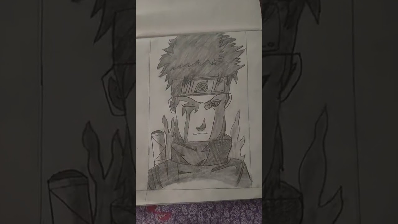 Shisui Uchiha Sketch#enemy sketch - YouTube
