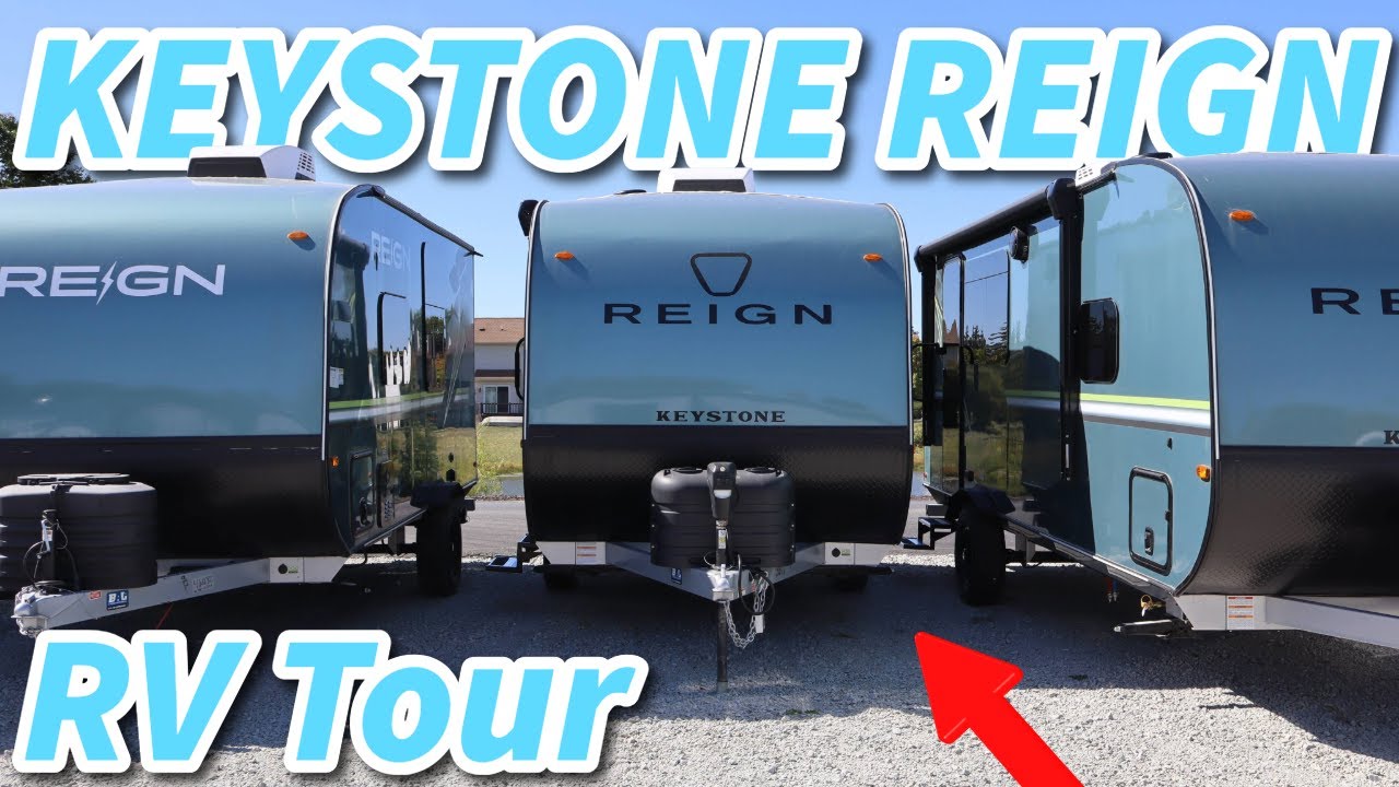 All New KEYSTONE REIGN 13RK Compact Travel Trailer - YouTube