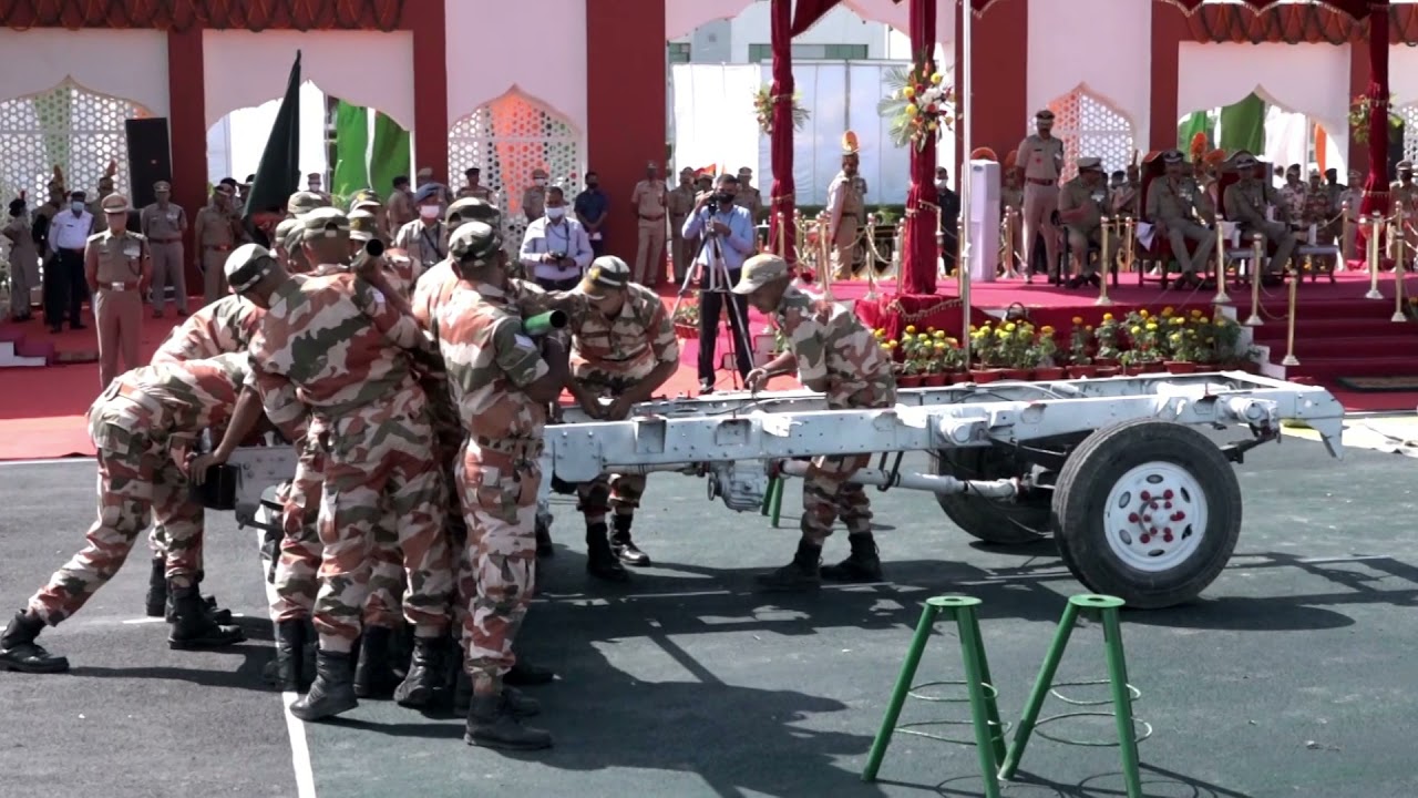 Demonstration of stripping and assembling of a medium vehicle on ITBP ...