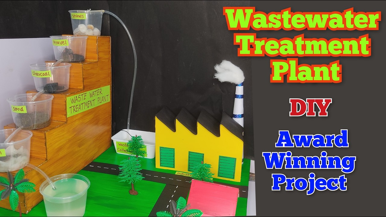 wastewater treatment plant working modelwater | purification working ...