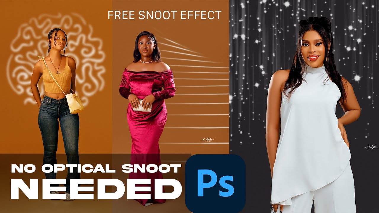 HOW TO CREATE REALISTIC OPTICAL SNOOT EFFECT IN PHOTOSHOP WITHOUT SNOOT ...