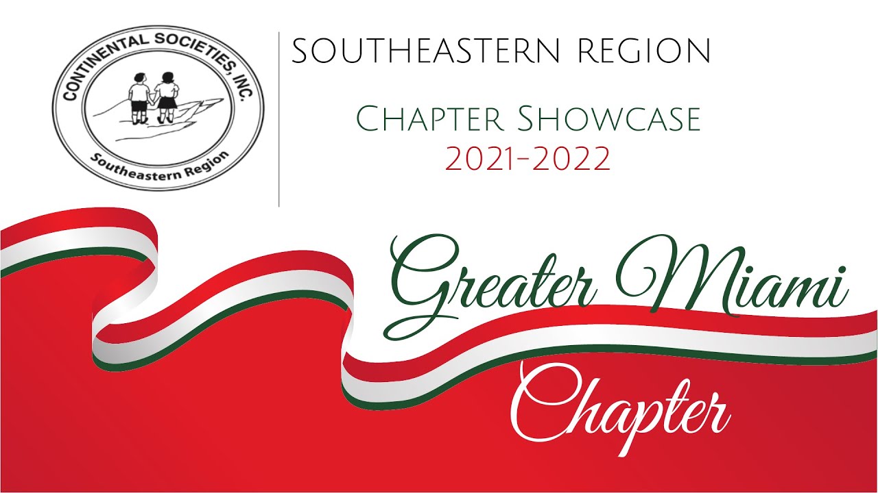 Greater Miami Chapter Showcase 2021-2022 - YouTube