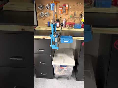 Great idea for a reloading bench / harbor freight work bench … - YouTube