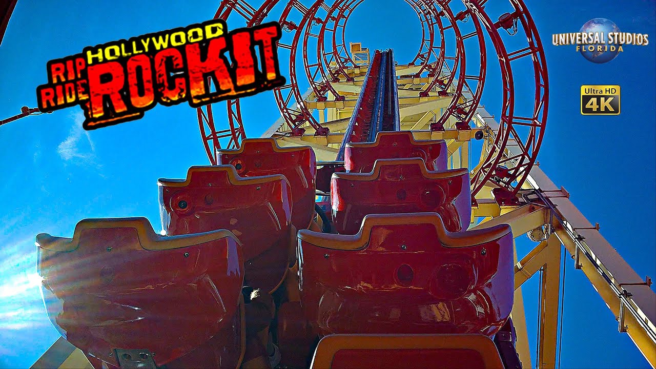 2025 Hollywood Rip Ride Rockit 4K POV Universal Studios Florida ...