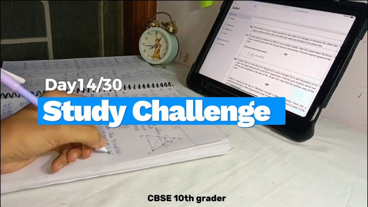 Day 14/30 Day study Challenge | Ambitious Aishwarya | 10th grader - YouTube