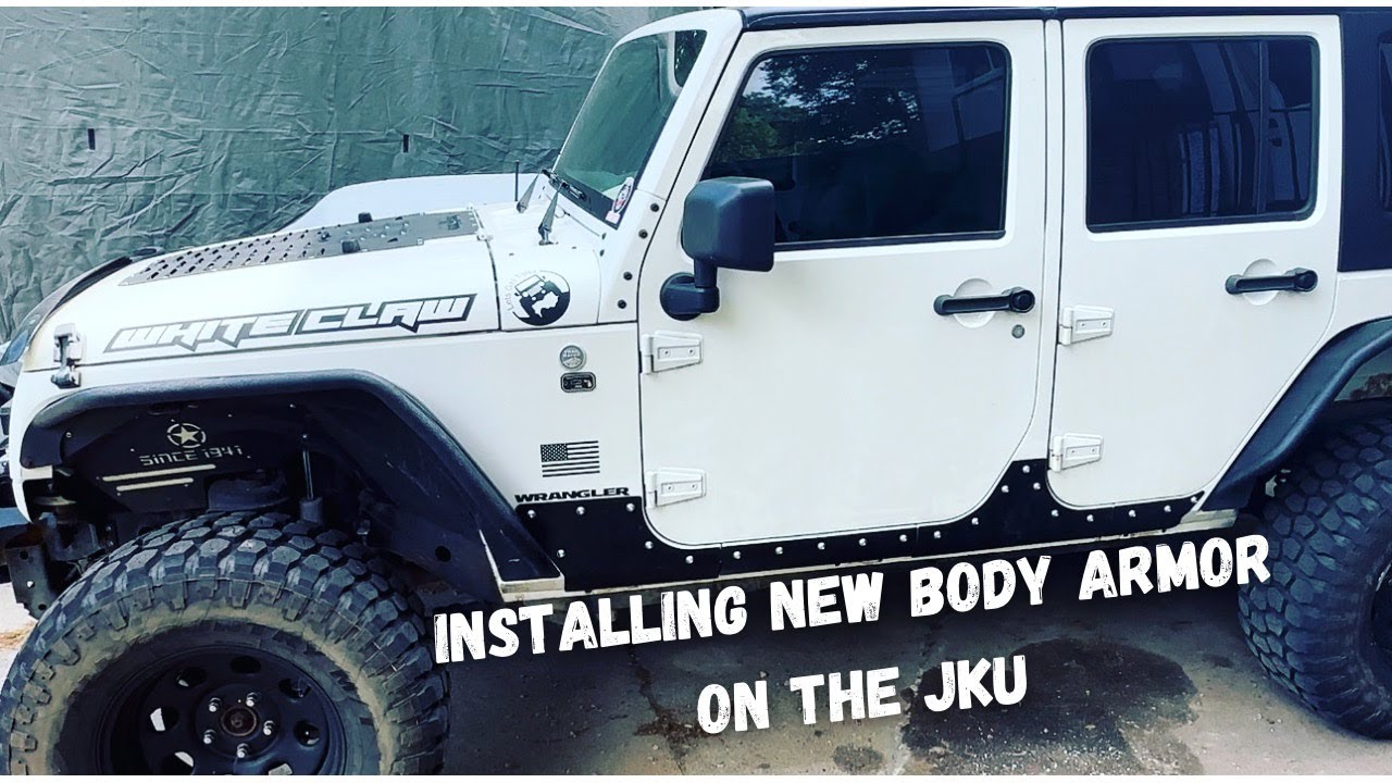 jeep JK body armor install - YouTube
