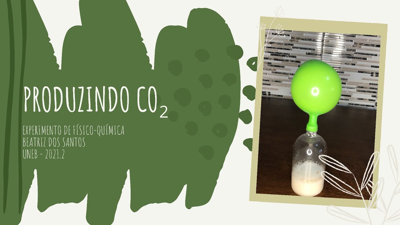 Produzindo CO2 - Bicarbonato + Vinagre - YouTube