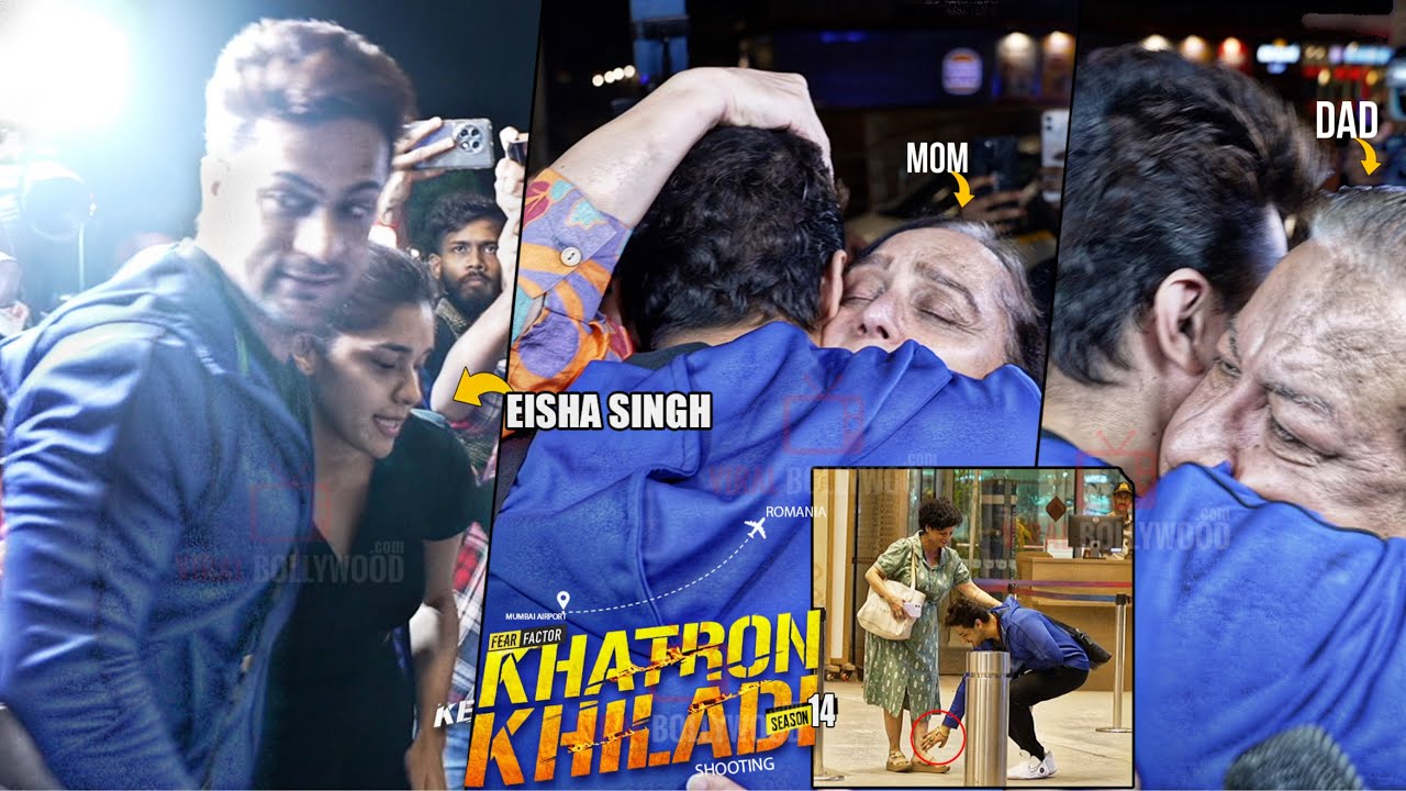 Shalin Bhanot Hug GF Eisha Singh | Emotional Moment with Mom and Dad ...