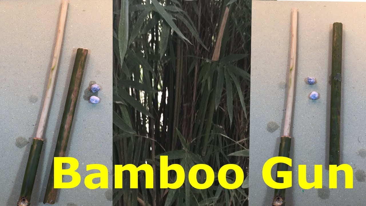 How To Make Bamboo Gun |Toy Gun From Bamboo. - YouTube