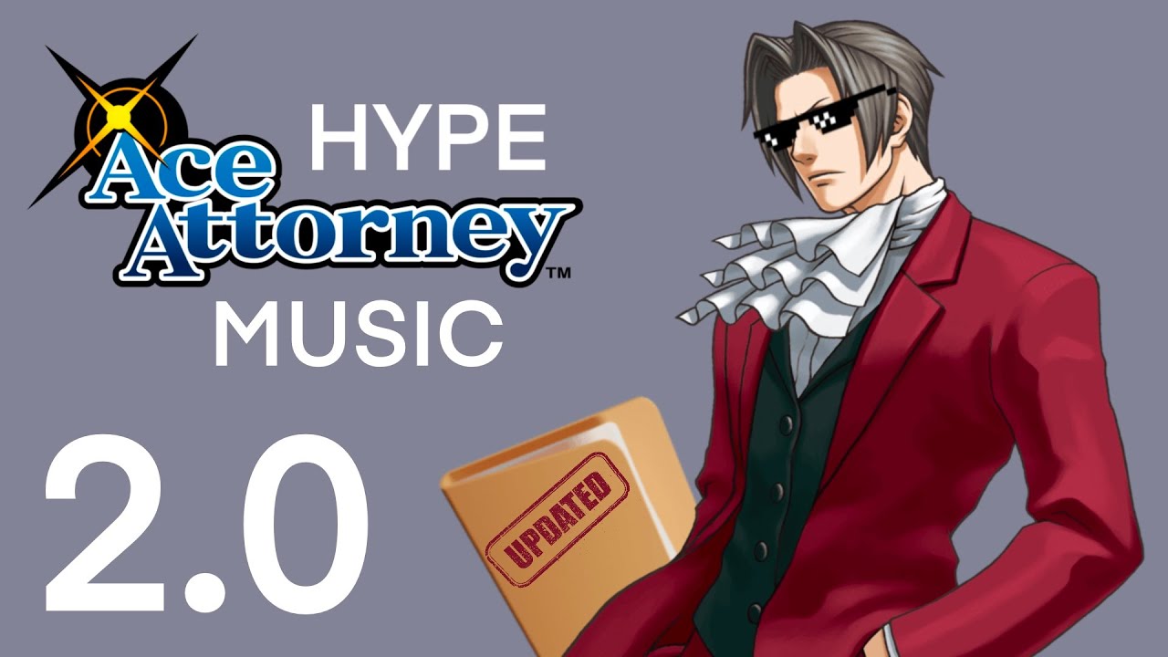 HYPE Ace Attorney music playlist 2.0! - YouTube
