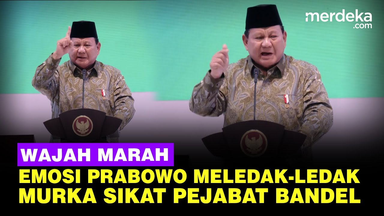 MURKA! Wajah Marah Prabowo Emosi sampai Meledak-ledak, Tak Ragu Sikat ...