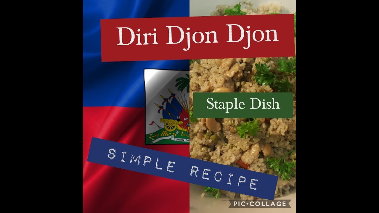 🇭🇹Diri Djon Djon😁 || Haitian Mushroom Rice Tutorial - YouTube