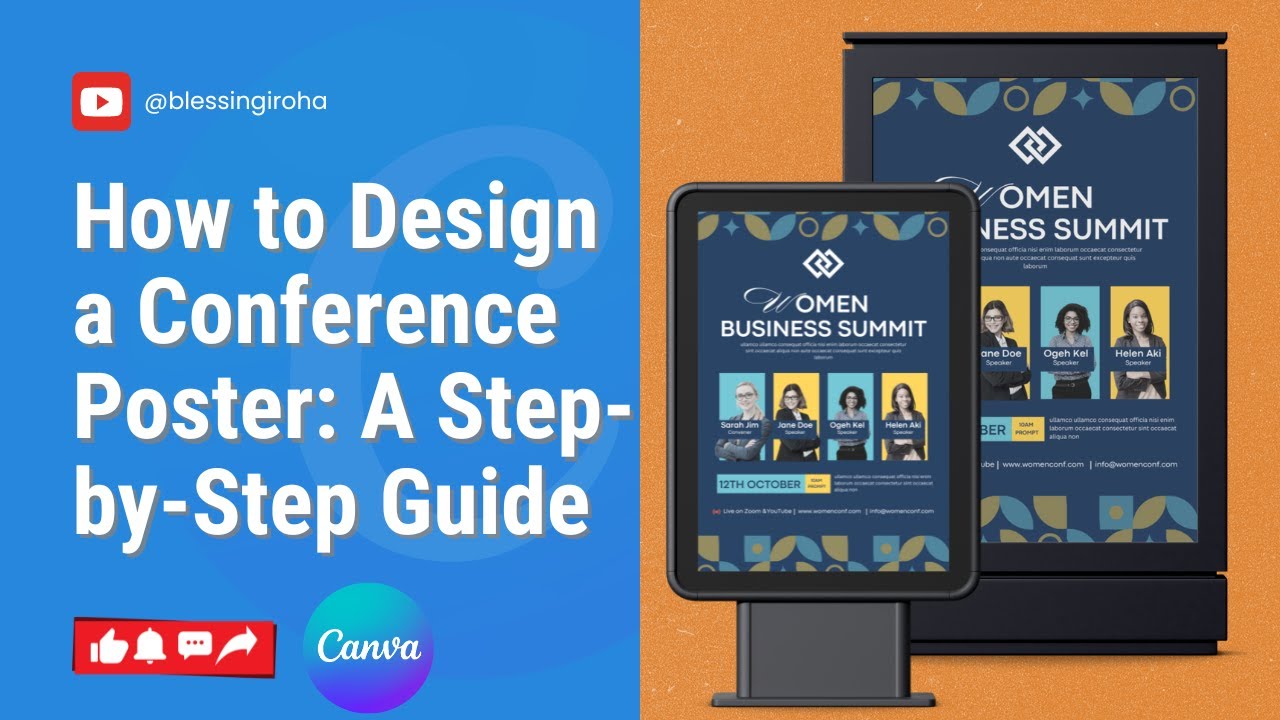 How to Design a Conference Poster: A Step by Step Guide - YouTube