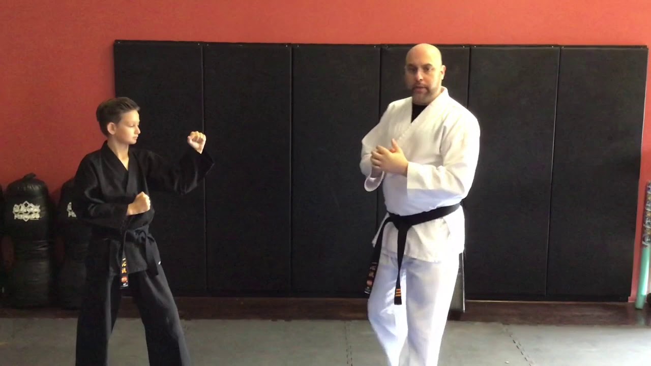 Isshinryu Orange Belt Sparring Drills (Impact Karate Center) - YouTube