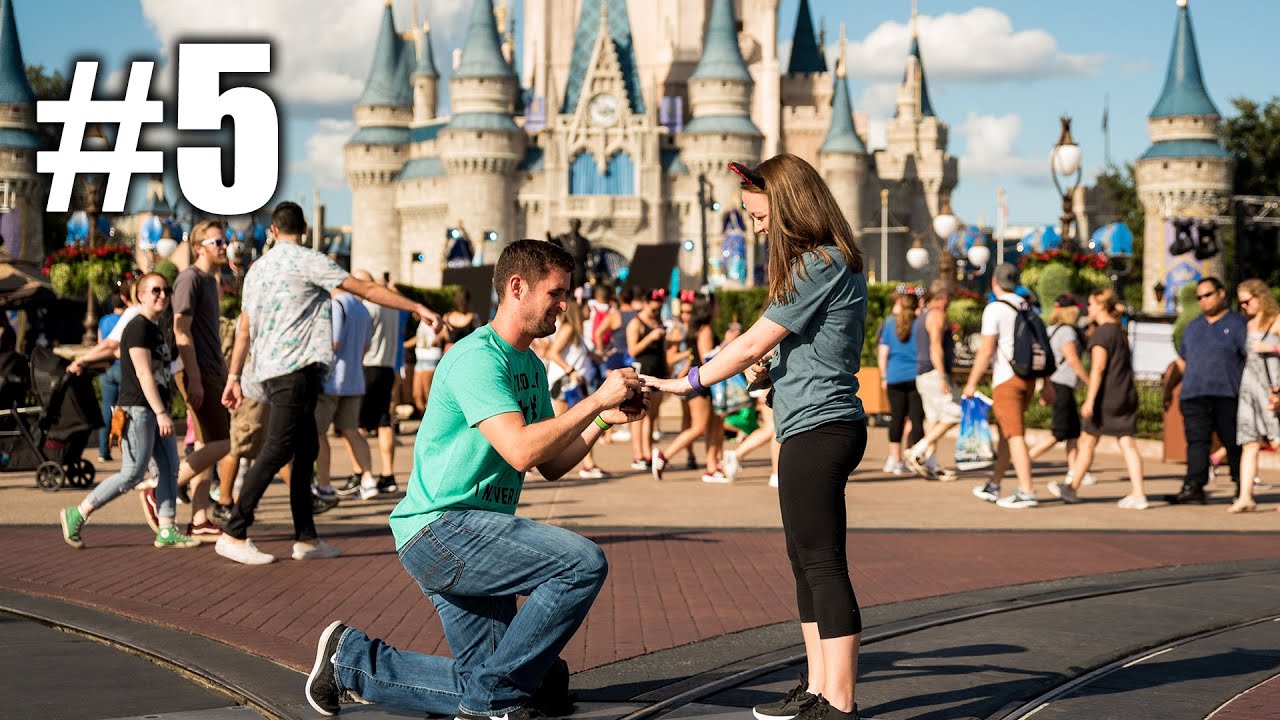 Top 10 Disney World Marriage Proposal Ideas Video! Magic Kingdom ...