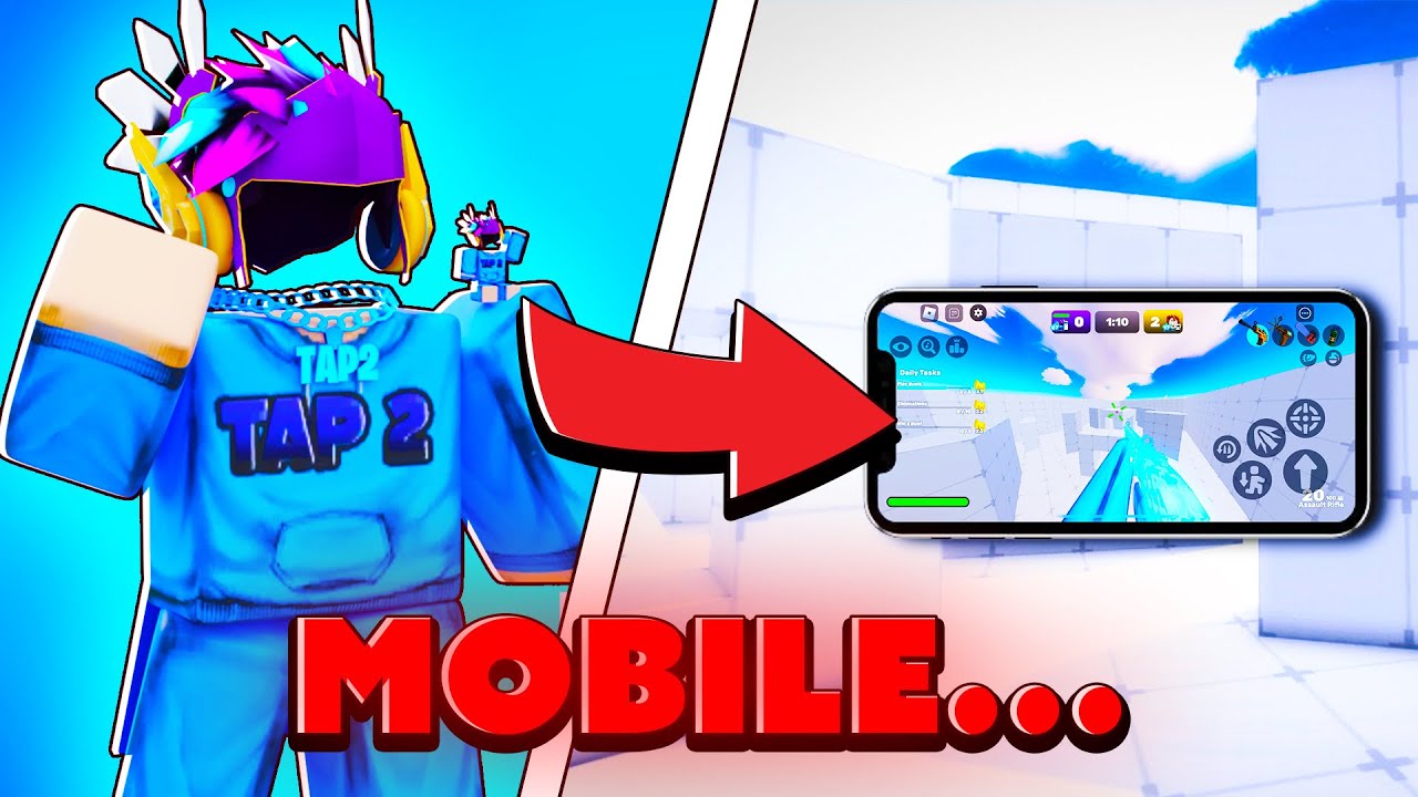 I Tried MOBILE In Roblox Rivals.. - YouTube
