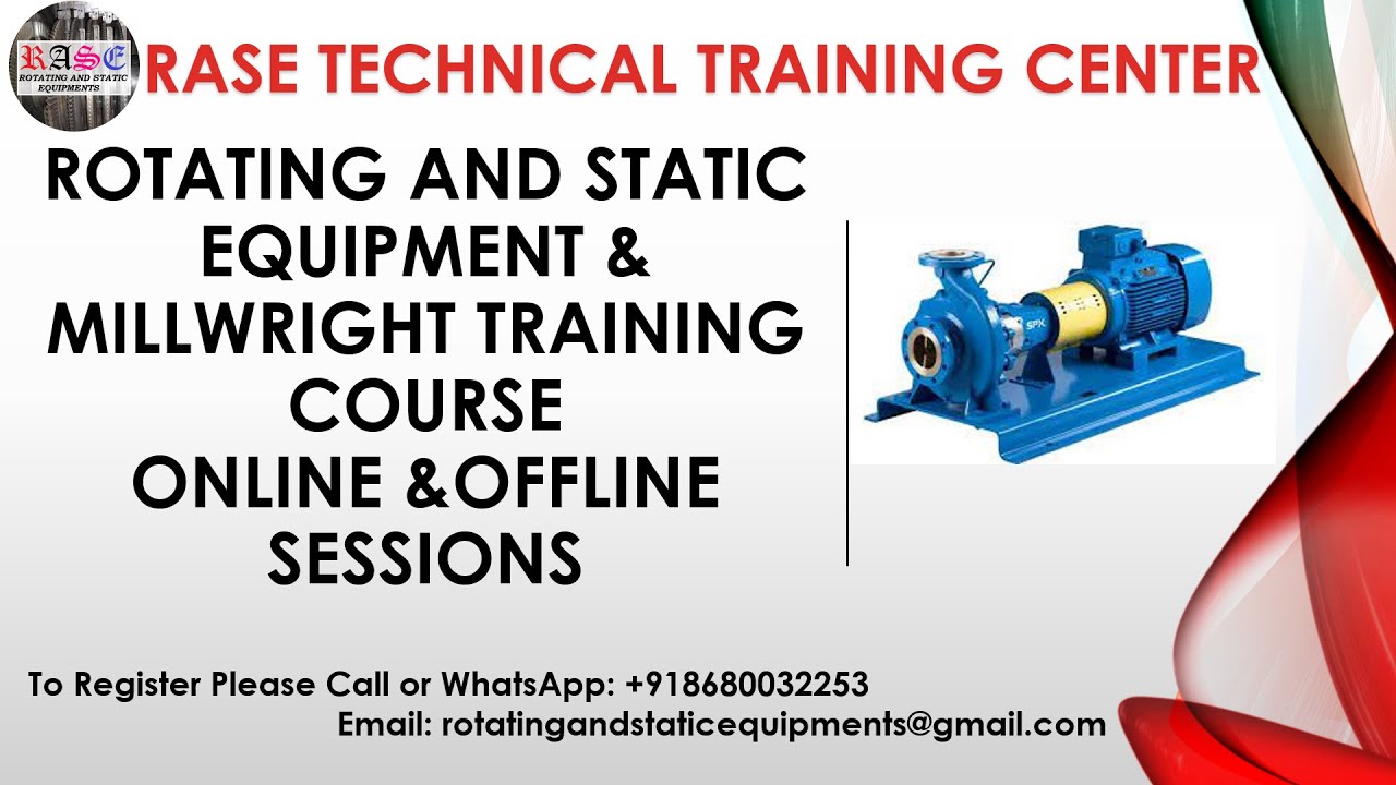 ROTATING EQUIPMENT INSTALLATION AND MAINTENANCE TRAINING | RASE ...