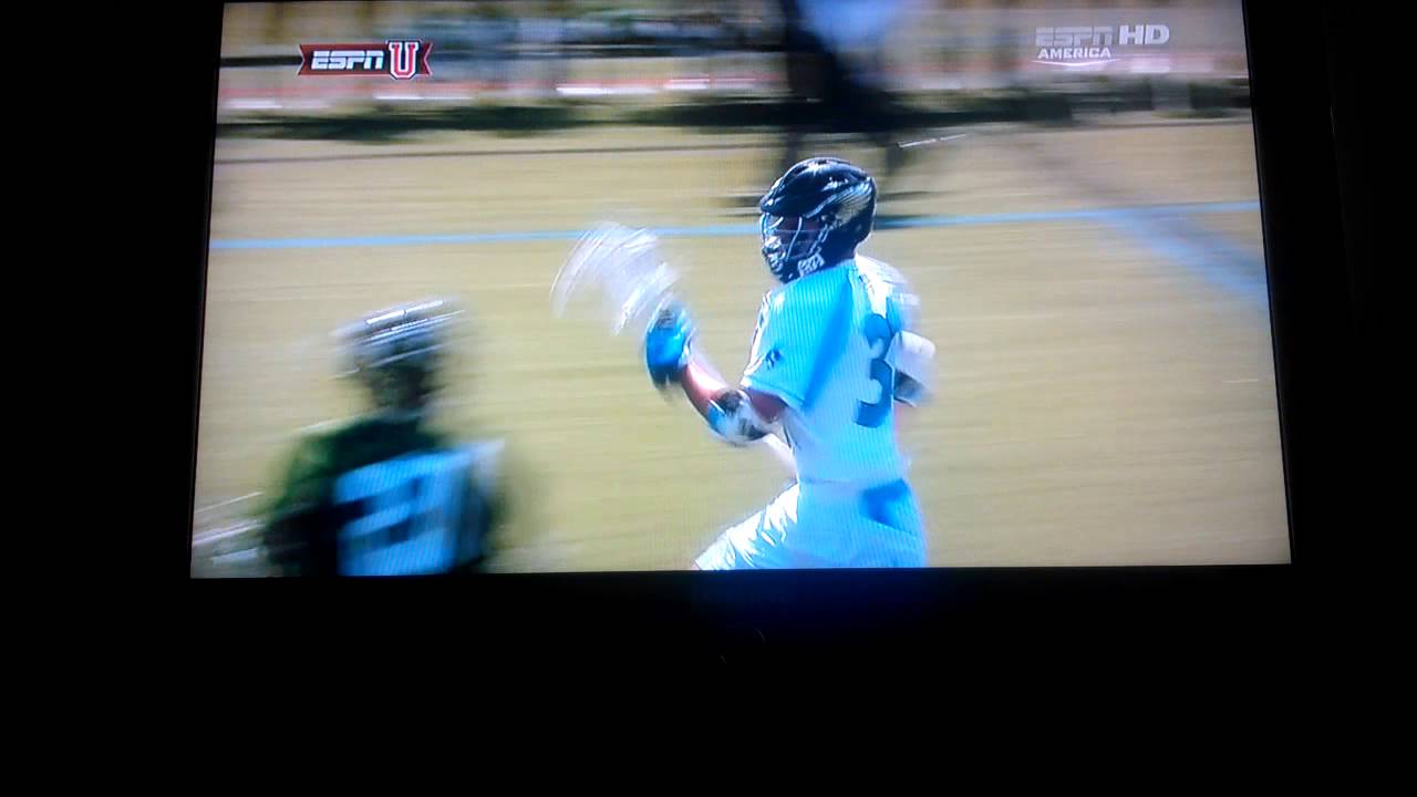 #31 John Ranagan breaks stick with body (Johns Hopkins vs Loyola) - YouTube