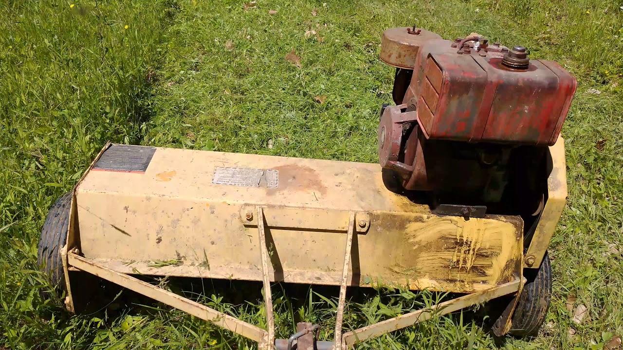 Mott Flail Mower Cutting - YouTube