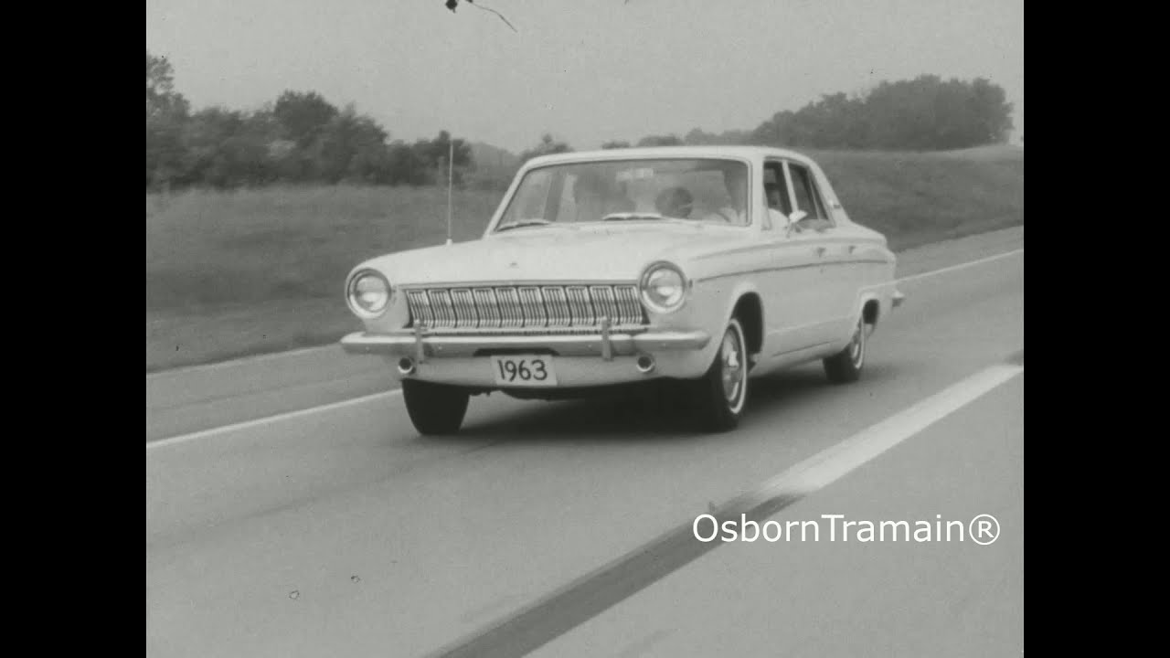 1963 Dodge Polara 440 & Dodge Dart - Commercial Stock Footage Film ...