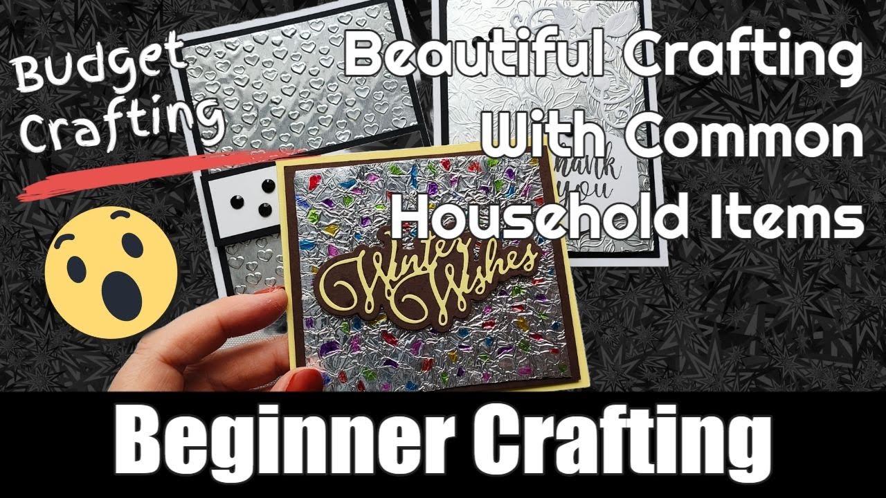 Use Kitchen/Aluminium Foil To Make Card Toppers and Other Crafting ...
