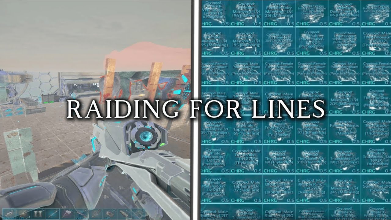 Raiding For Lines Day Two - Ark Survival Evolved - YouTube