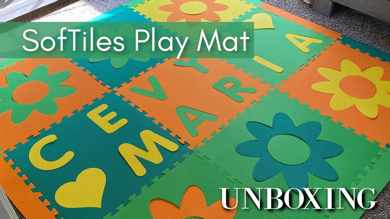 SoftTiles Play Mat Unboxing - YouTube