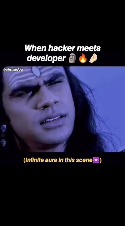 When Hacker meets Developer☠️ #viralvideo #mahabharat #story #starplus ...