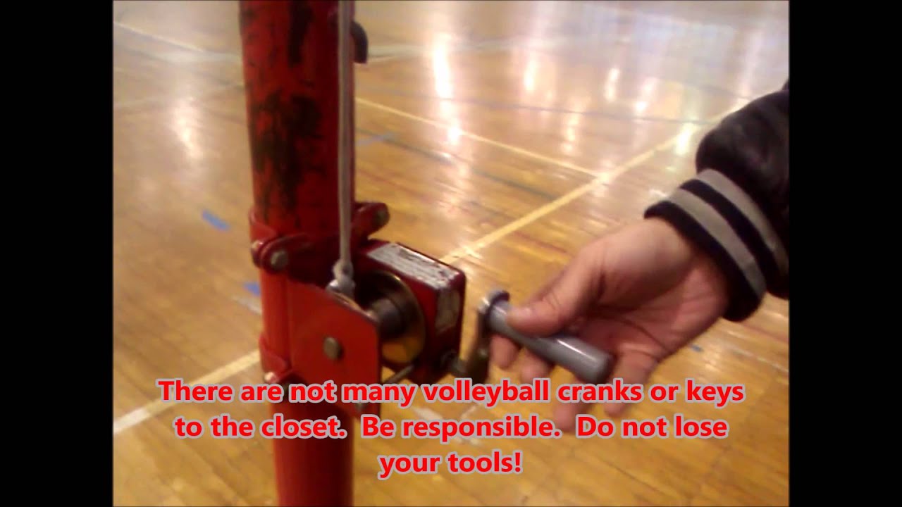 FNES - Volleyball net setup - YouTube