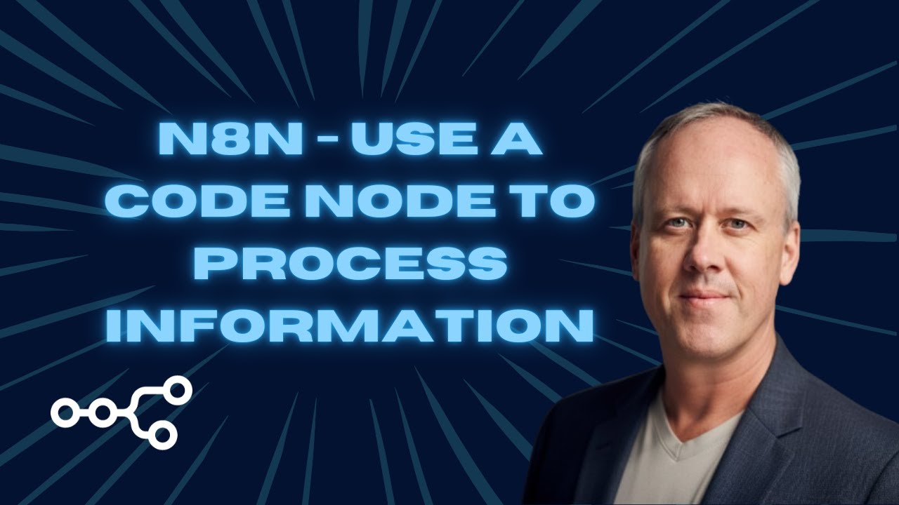 How to use a code node to process information in n8n - YouTube