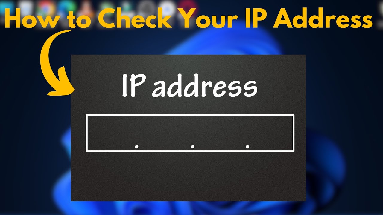 How to Check Your IP Address on Windows 11 - YouTube