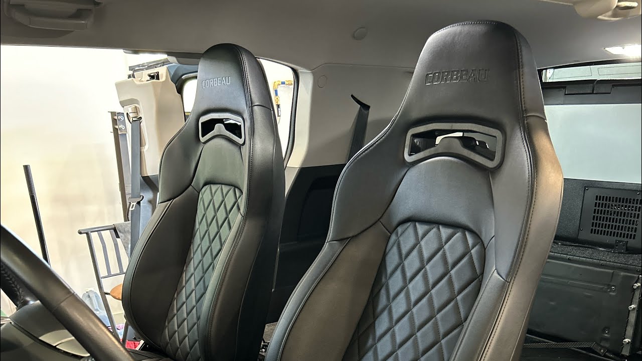 Corbeau Trail Cat seats for Toyota FJ Cruiser - YouTube