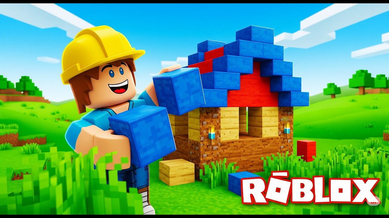 Construí una casa de Minecraft en ROBLOX... y FUNCIONÓ de verdad! 🤯🔥 ...