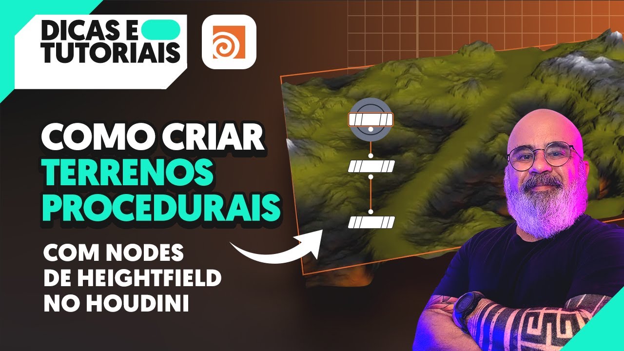 Houdini HeightField tutorial: como criar terrenos procedurais - YouTube