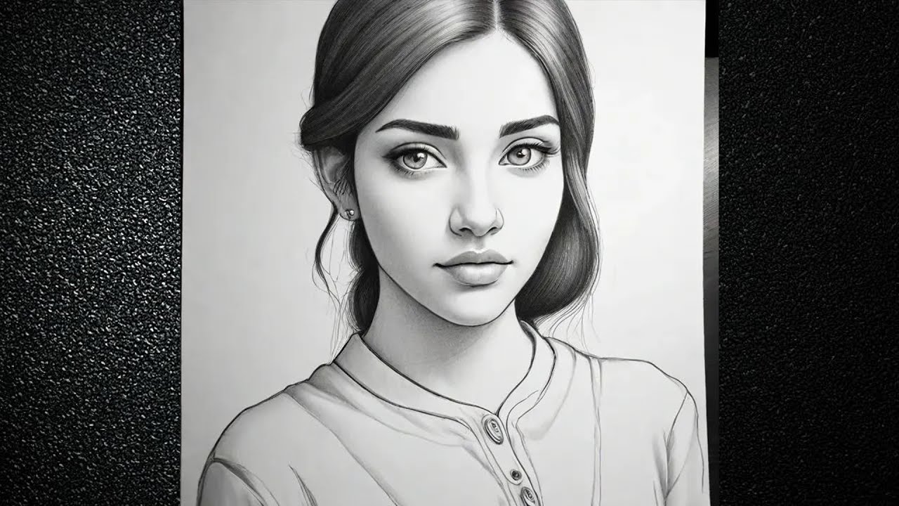 How to Draw a Beautiful Girl with Pencil: Beginner to Pro - YouTube