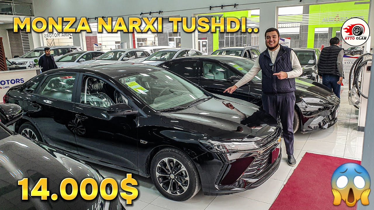 XUSH XABAR MONZA NARXI YANA TUSHDI..AVTO OLAM - YouTube