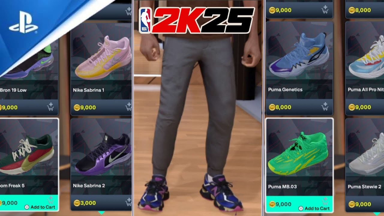 NBA 2K25 - All New Shoes (Jordan, Nike, Puma and More!!) - YouTube