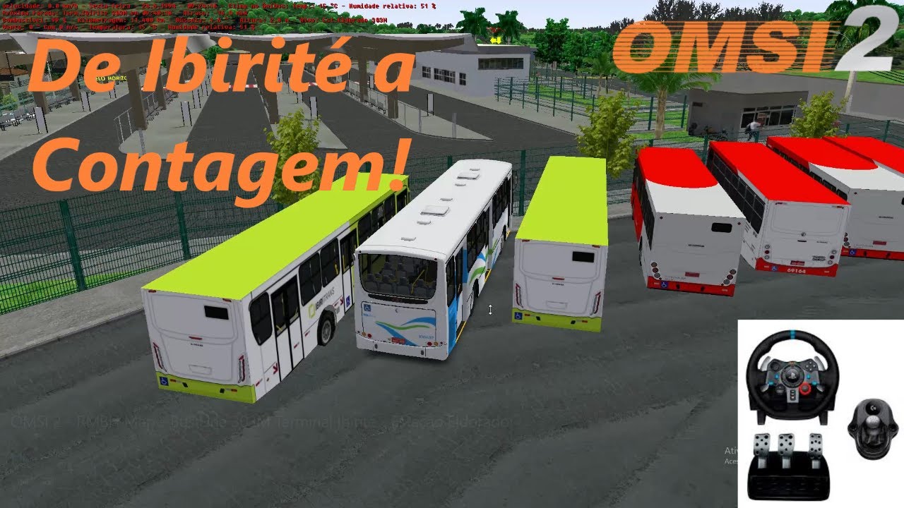 OMSI 2 - RMBH Map - Bus Line 303M - Terminal Ibirité/Estação Eldorado ...