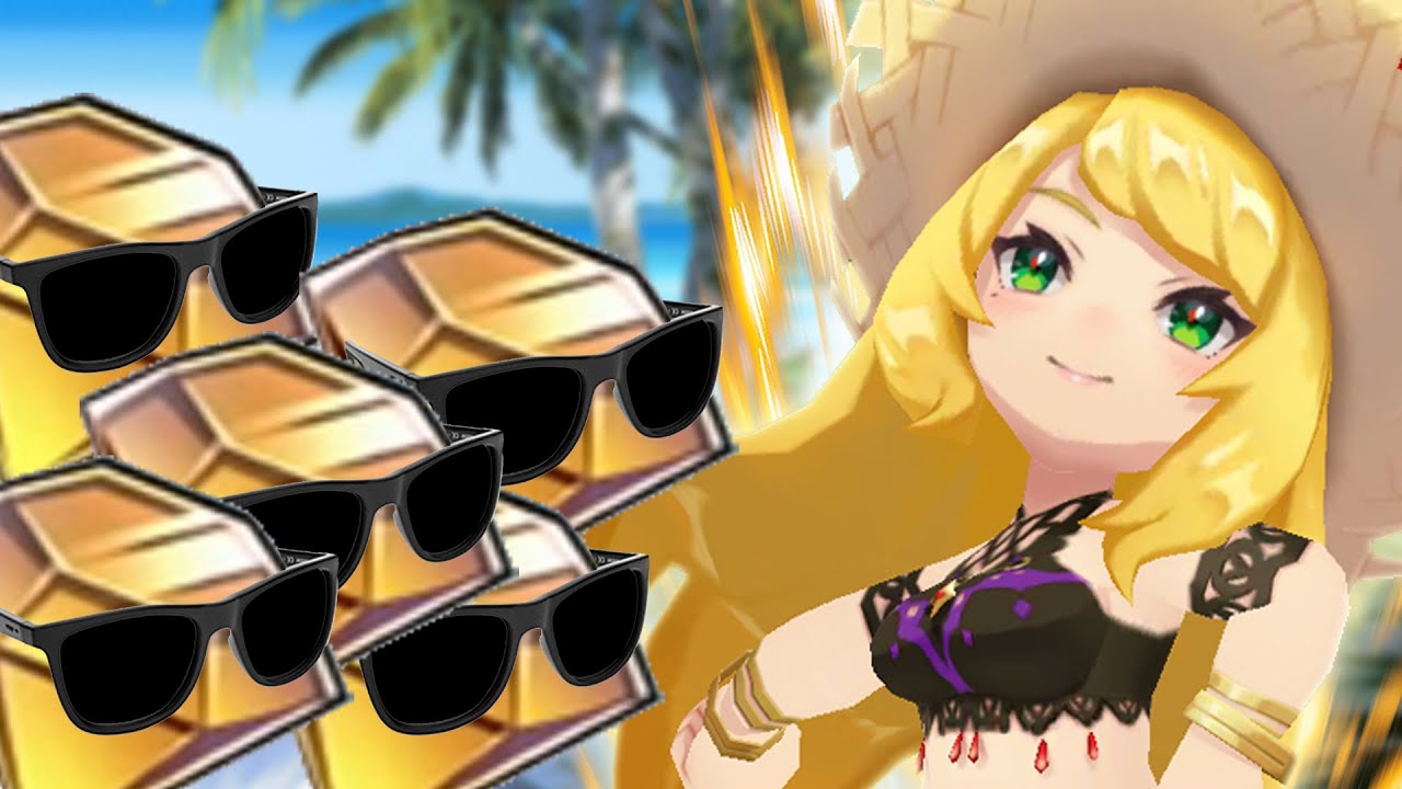 Diamantium for da Qween [Dragalia Lost] Summer Chelle Summons - YouTube
