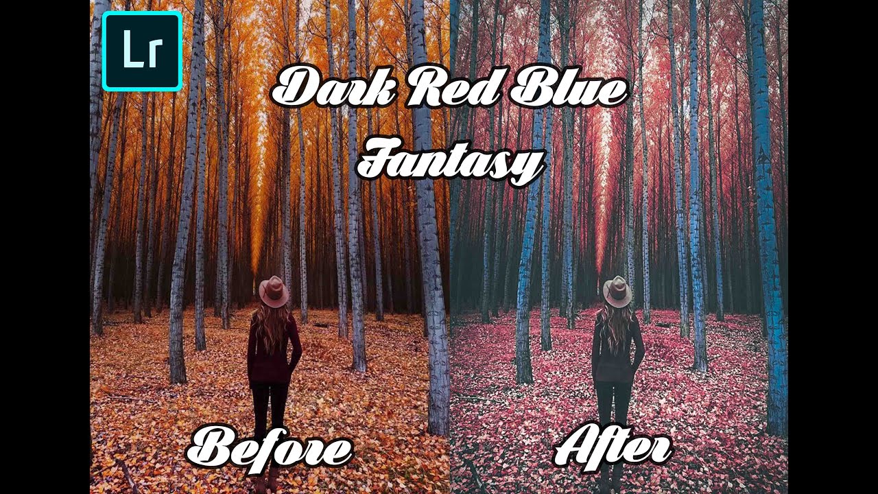 06 Cara edit fhoto red blue fantasy | How to edit fhoto red blue ...